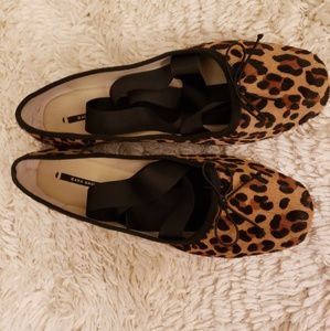 Zara | Shoes | Zara Leopard Ballerina Shoes | Poshmark